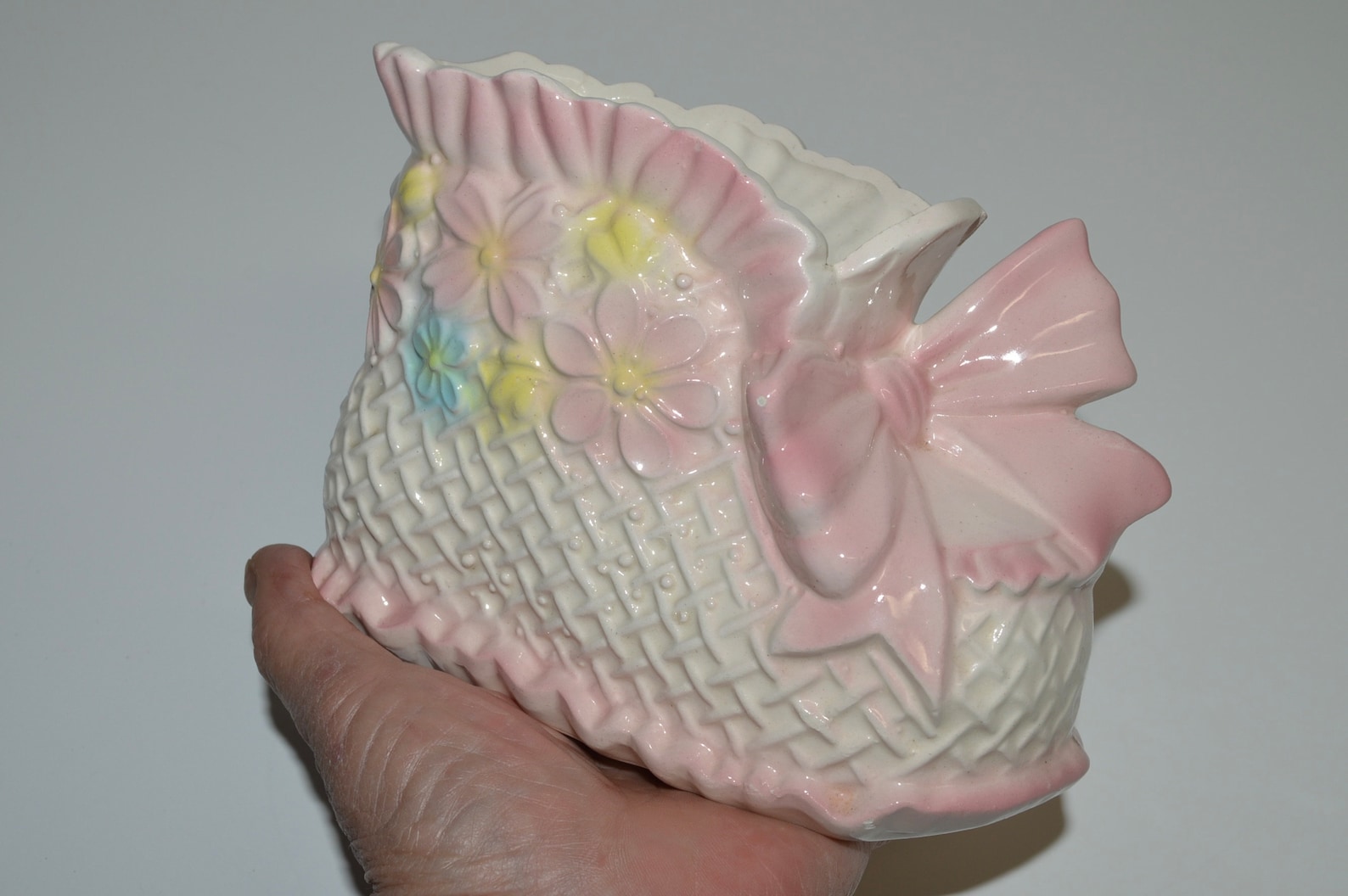 Vintage Ceramex Del Norte Planter, Baby Bootie Planter, Ceramex Planter ...