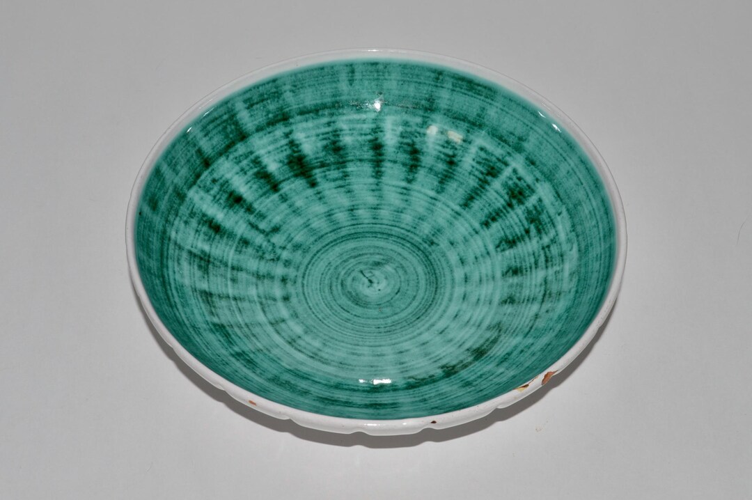 Elle Keramik Norway Pottery Bowl, Elle Pottery 9 Inch Bowl, Aqua ...