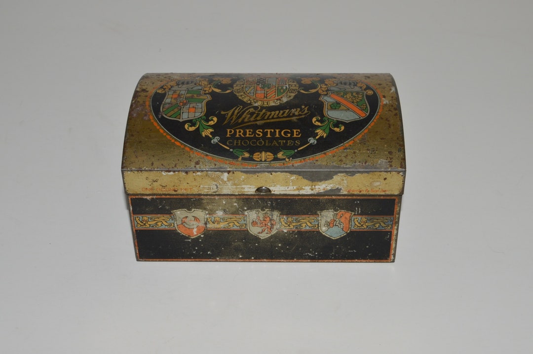 Whitman's Chocolates Collectible Tin, Vintage Candy Tin Container ...