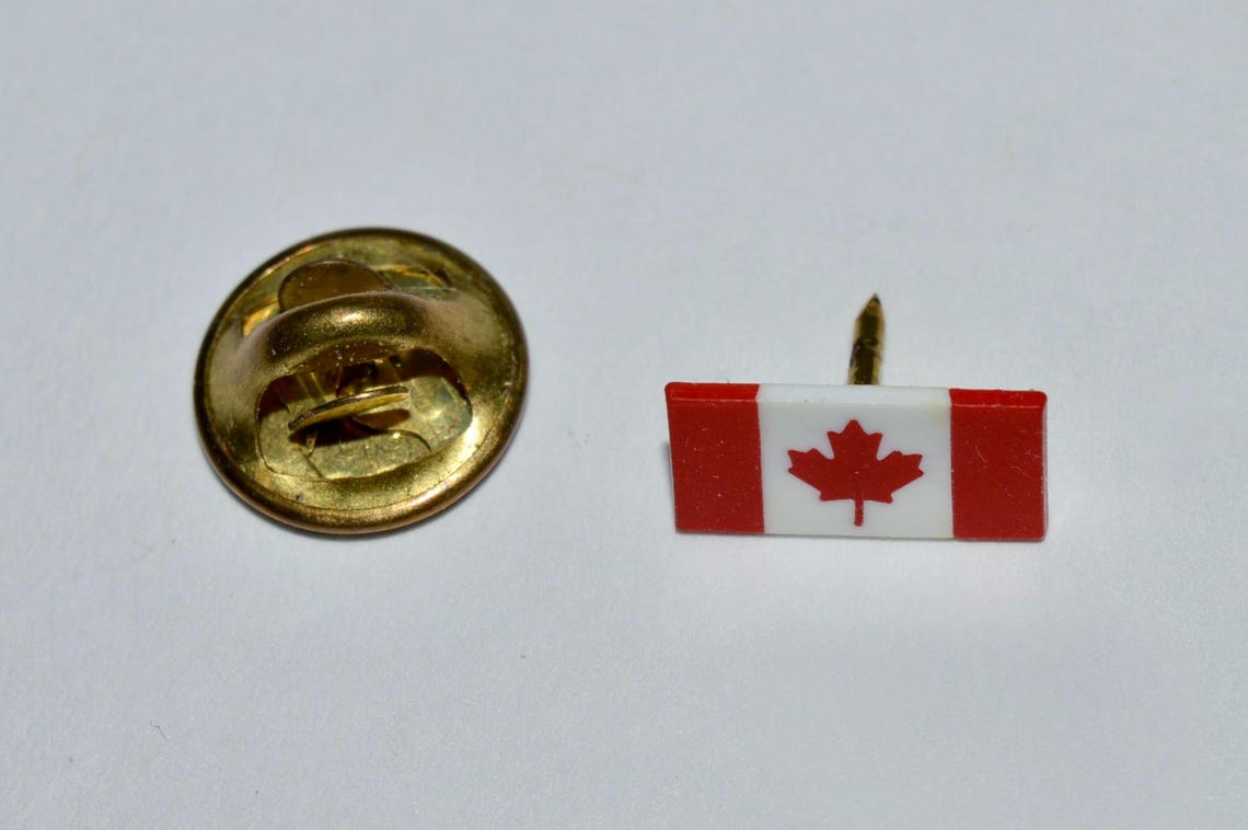 Tiny Canada Flag Pin, Canadian Flag Symbol Pin, Gift for Canadian ...