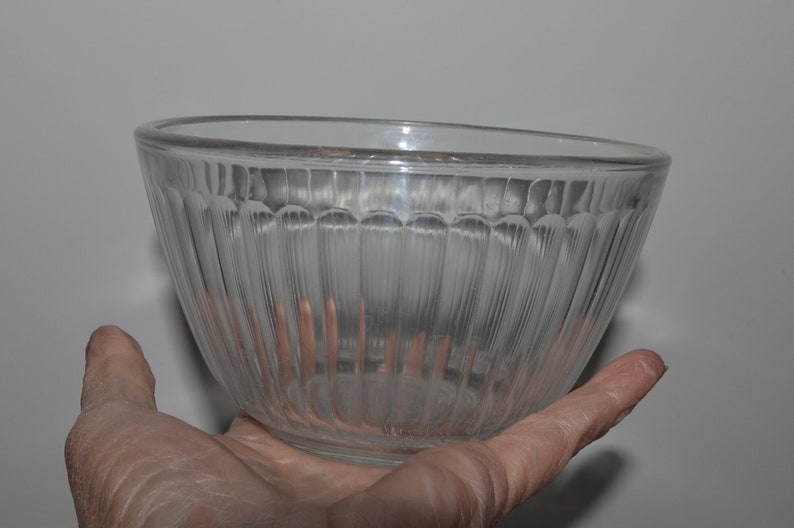 Pyrex Mixing Bowl Set Pyrex Clear Ribbed Glass Nesting Bowls - Etsy
