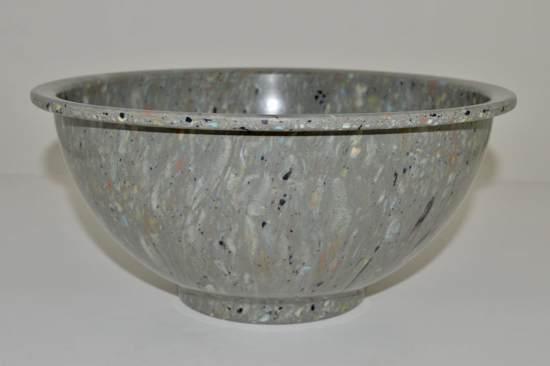 Texas Ware Gray Confetti Melamine Bowl, Texas Ware Melmac, Unbreakable ...