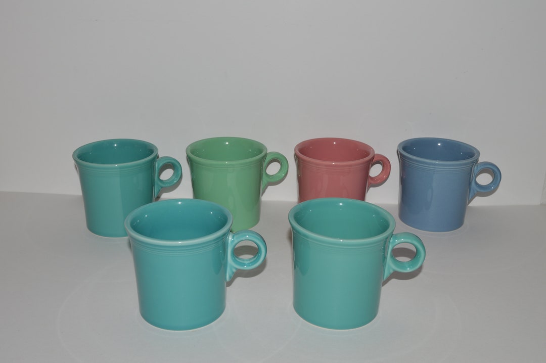 Fiesta Ware Mugs, Fiesta Ware Coffee Cups, Homer Laughlin Fiesta Line ...