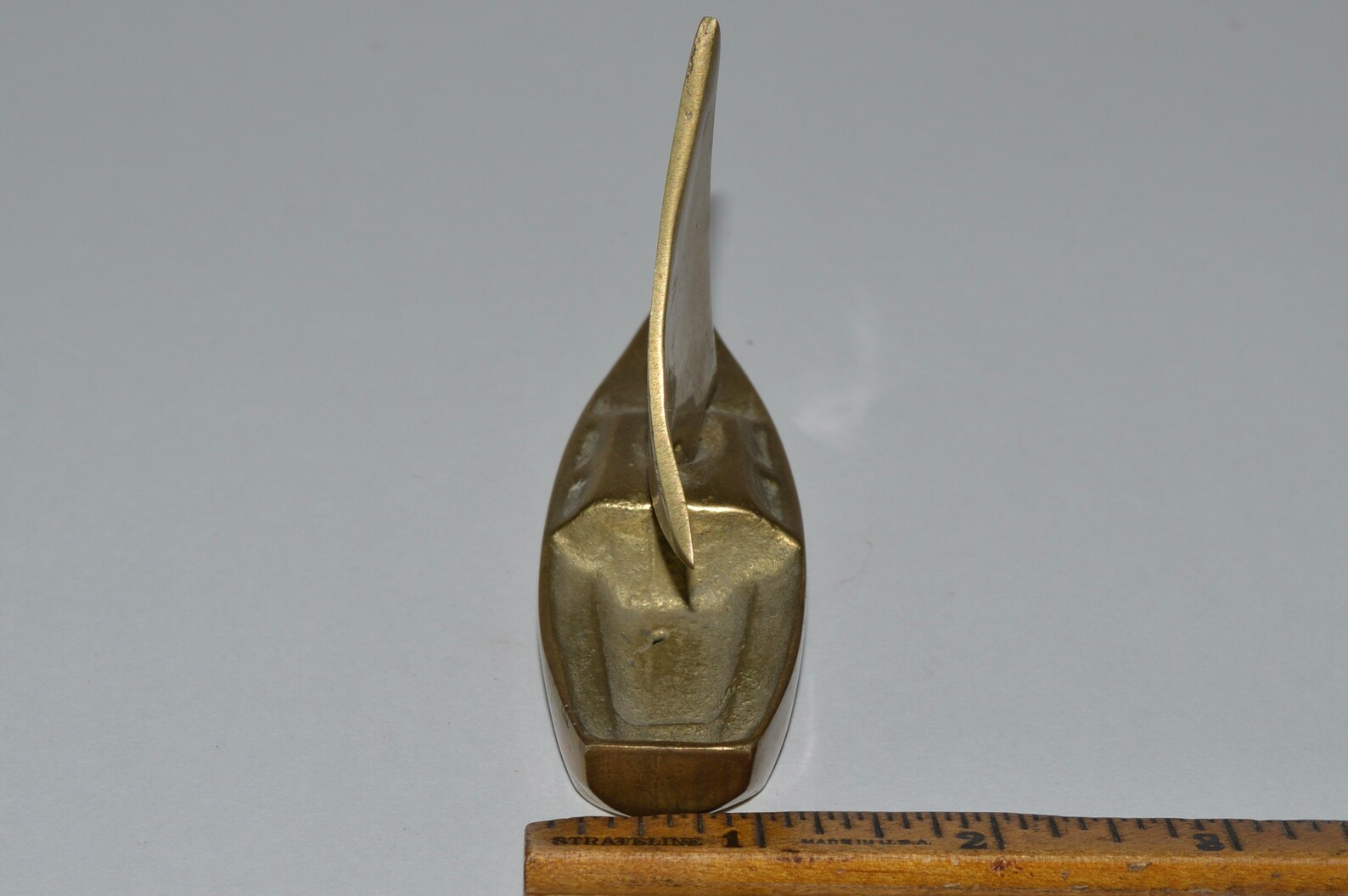 Brass Boat Figurine Sailboat Statuette Miniature Sailing - Etsy