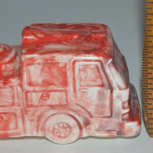 Fire Engine Figurine, Red Fire Ladder Truck, Firefighter Gift, Red ...
