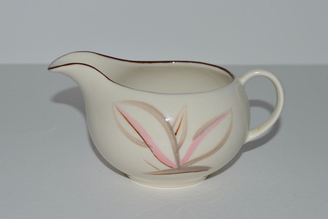 Winfield Pottery Bird of Paradise Creamer, Mid Century Creamer ...