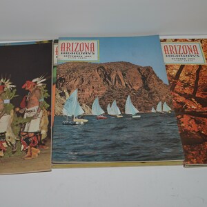 Vintage Arizona Highways Magazine 1962 Full Year Lot of 11 Issues ...