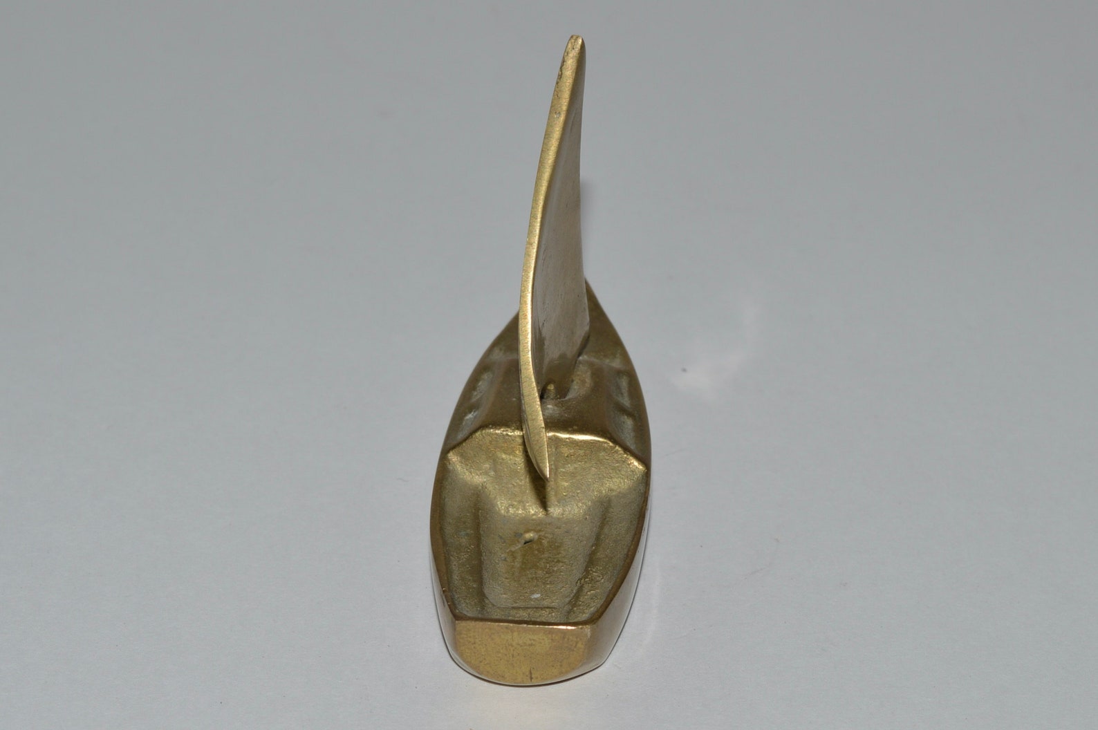 Brass Boat Figurine Sailboat Statuette Miniature Sailing - Etsy