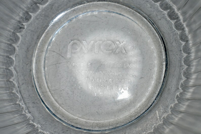 Pyrex Mixing Bowl Set Pyrex Clear Ribbed Glass Nesting Bowls - Etsy