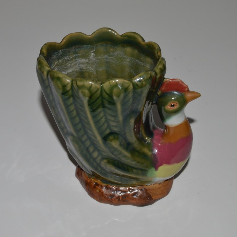 Pheasant Vase - Etsy