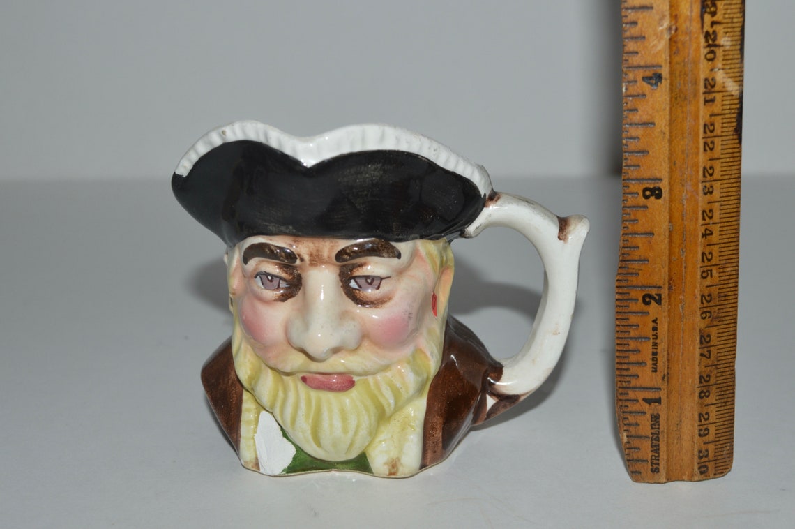 Japan Toby Mugs Toby Face Jugs Hand Painted Face Mugs - Etsy