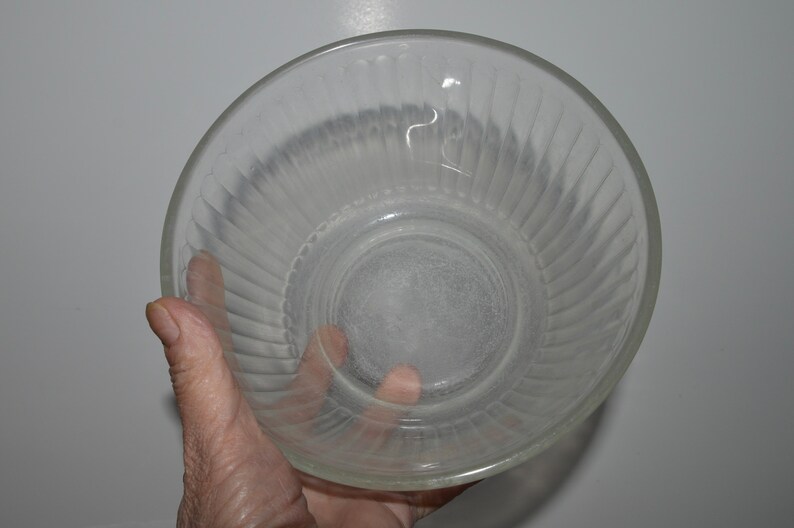 Pyrex Mixing Bowl Set, Pyrex Clear Ribbed Glass Nesting Bowls, Set of 3 ...