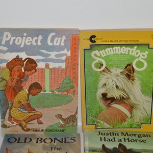 Vintage Scholastic Books, Children's Paperback Horse and Animal Stories ...