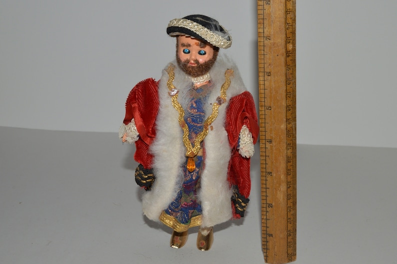 Vintage King Henry VIII Doll Eyes Open Shut Doll Royal - Etsy