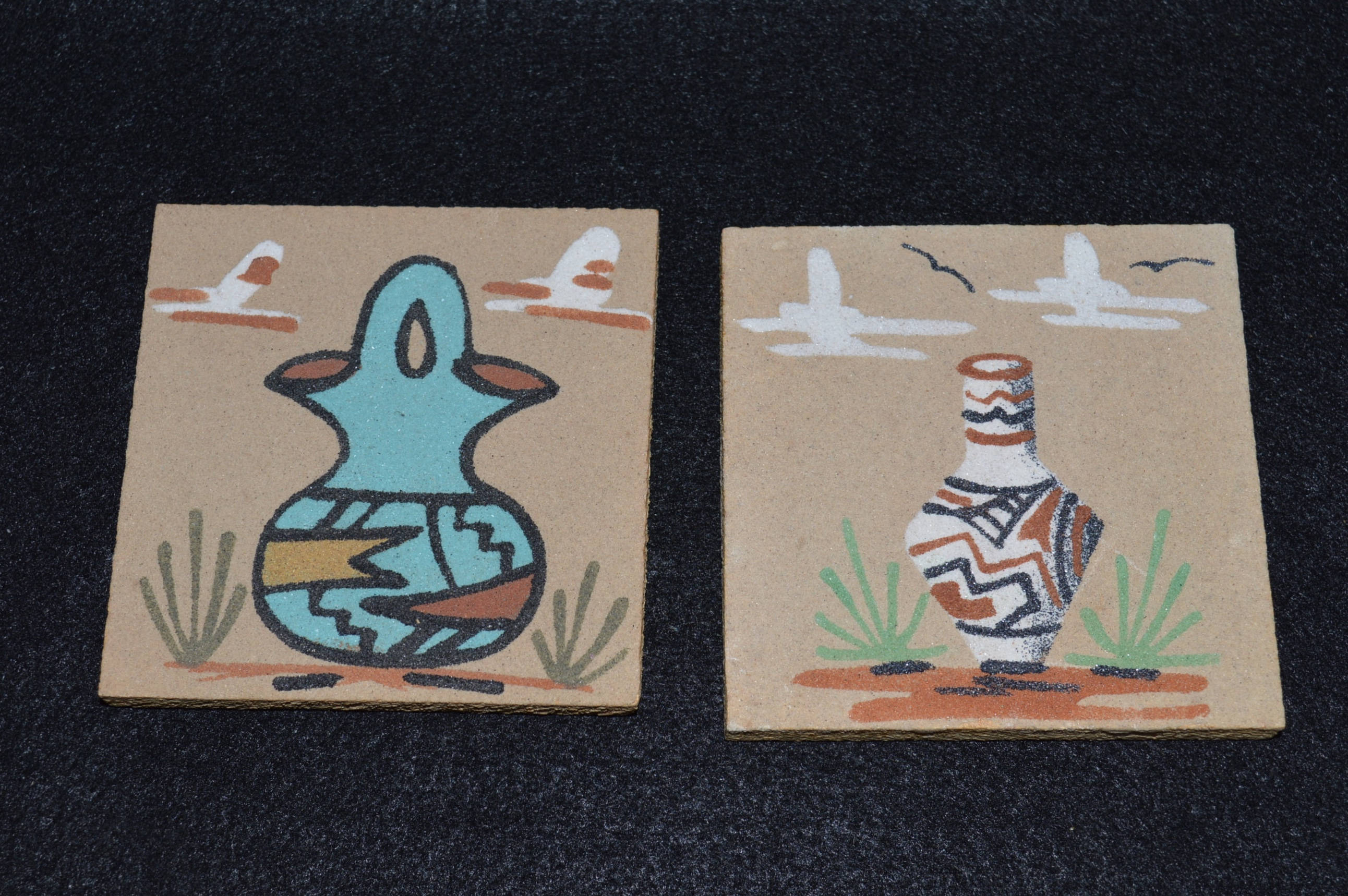 Navajo Sand Art Vase - Etsy