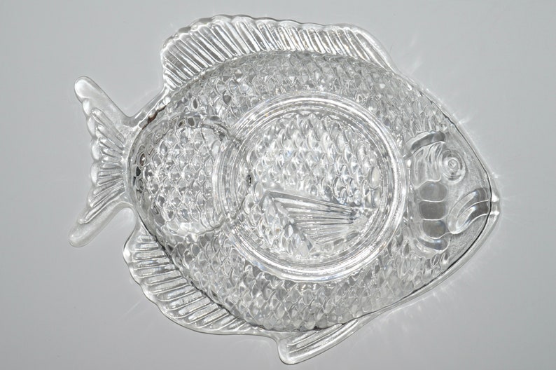 Vintage Glass Fish Luncheon Dishes Arcoroc France Poisson - Etsy