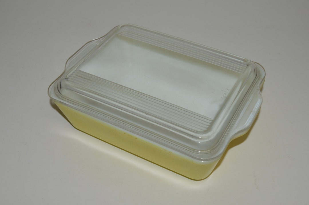 Pyrex Refrigerator Dish, Yellow 1.5 Qt Pyrex 503-B With Lid, Pyrex 503 ...