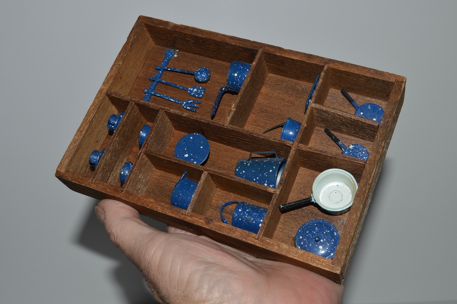 Miniature Enamel Ware Shadow Box Wall Hangings Dollhouse - Etsy