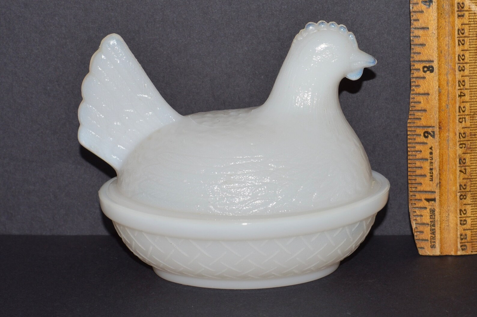 Indiana Glass Hen on Nest Milk Glass Hen HON Trinket Dish - Etsy