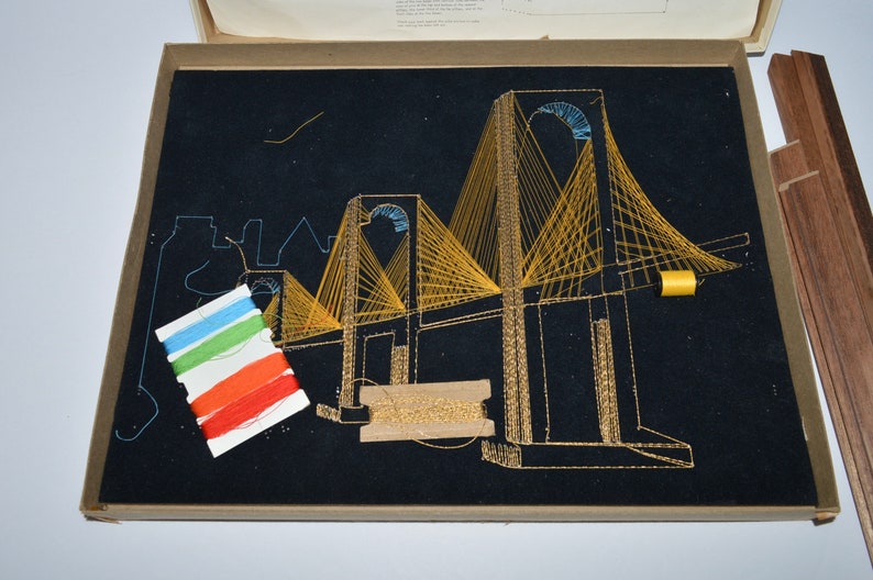 Threadcraft String Art Kit Suspension Bridge String Art Do - Etsy