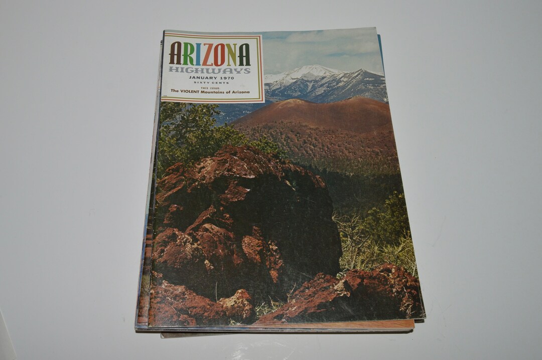 Vintage Arizona Highways Magazine 1970 Full Year Lot of 12 Issues ...