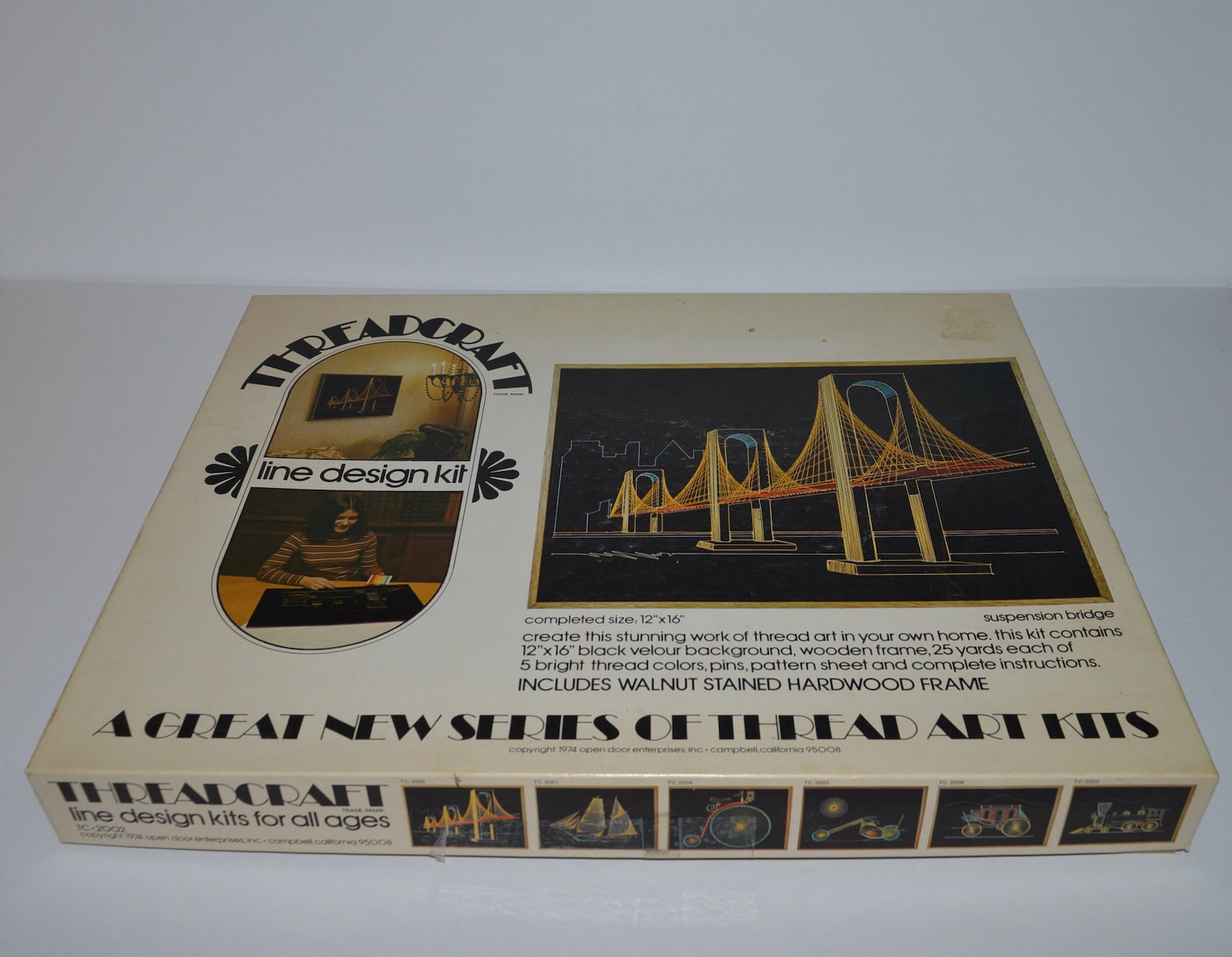 Threadcraft String Art Kit Suspension Bridge String Art Do - Etsy