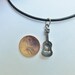 Ukulele Charm Necklace Silver Pewter Black Leather or Chain - Etsy