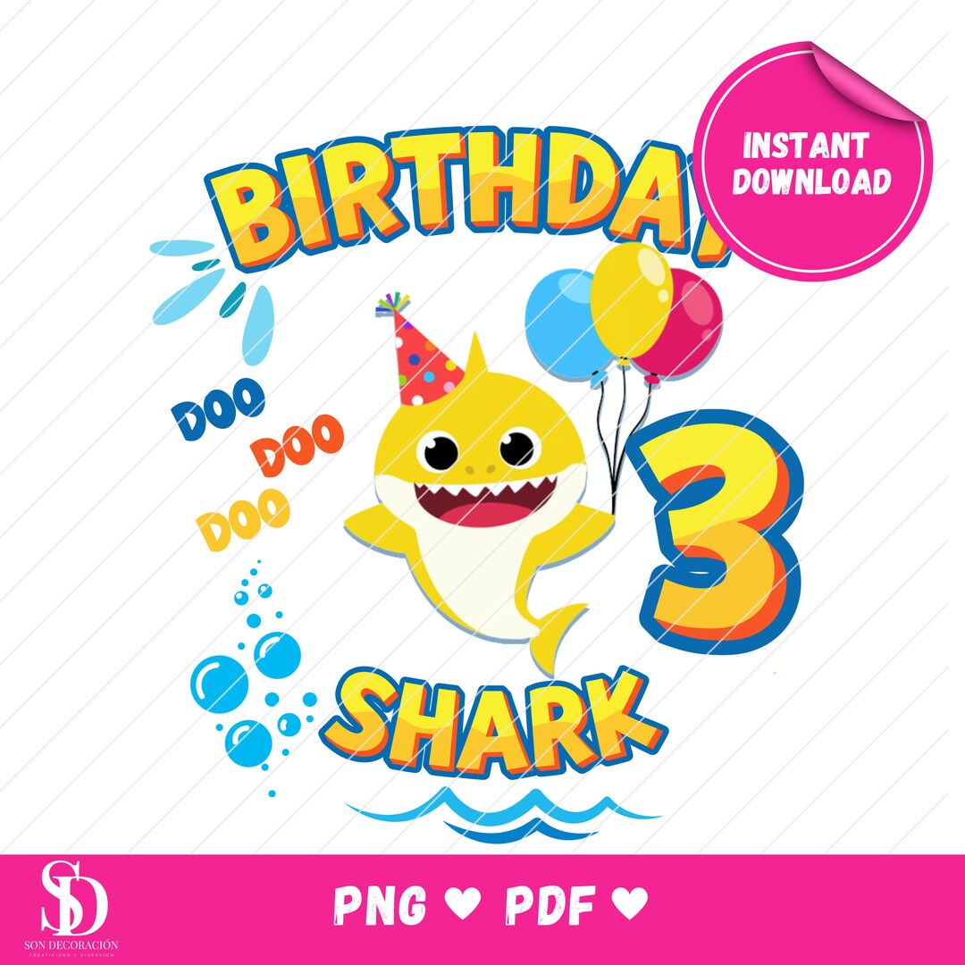 3rd Birthday Shark ,shark Doo Doo, Shark Shirts, Shark Birthday - Etsy