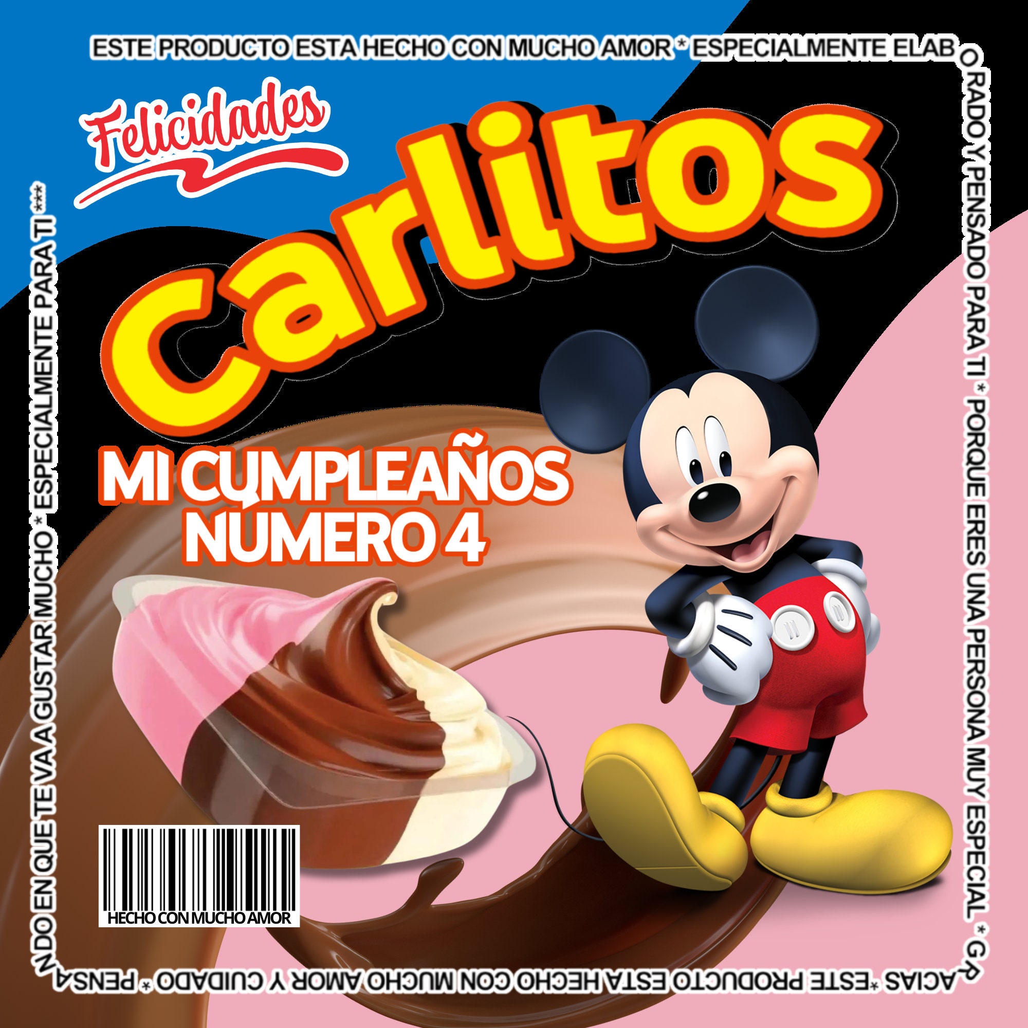 Plantilla PERSONALIZADA Duvalin Gigante, imprime, corta y pega. - Etsy ...