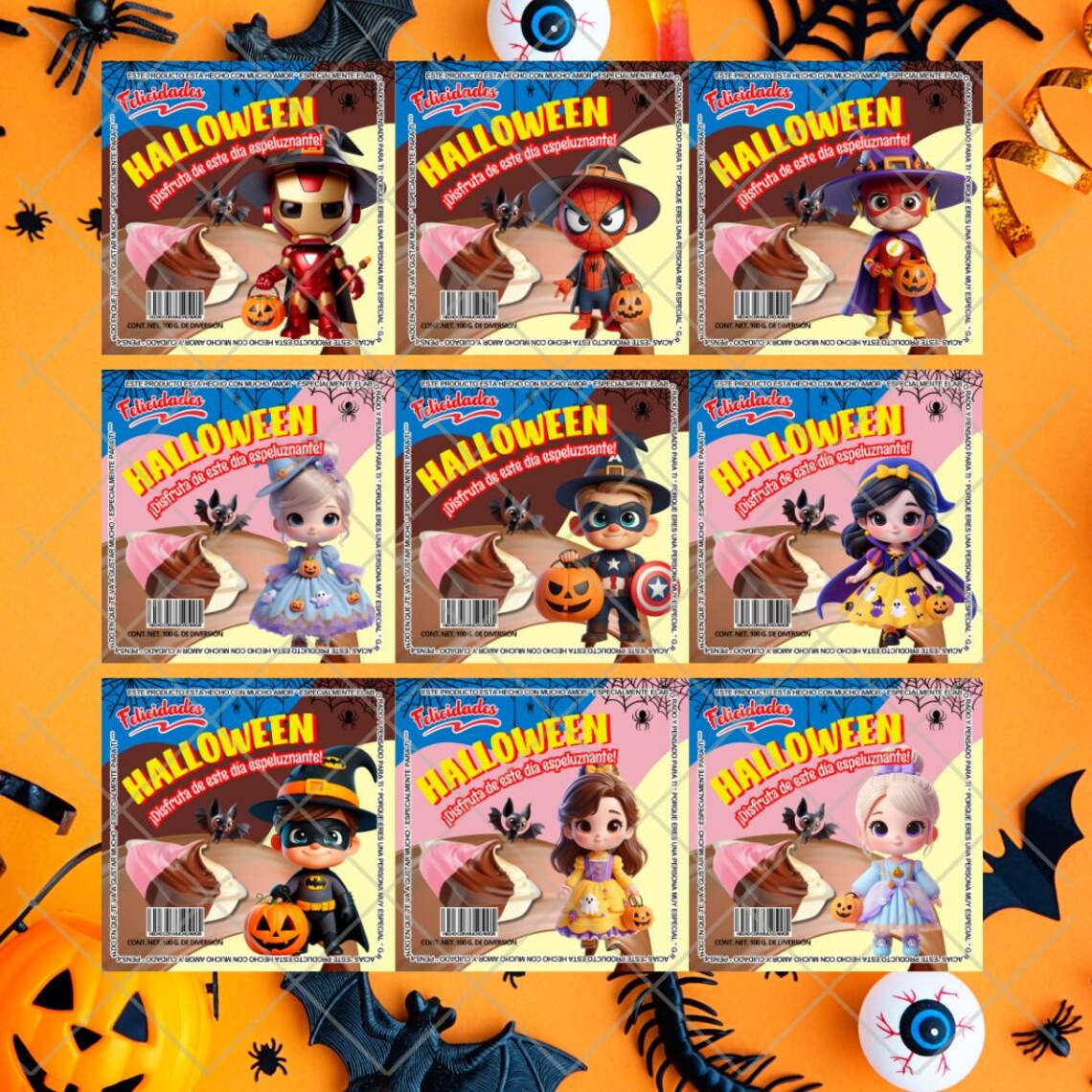 20 Duvalín HALLOWEEN Templates, High Resolution, Giant Duvalin, Print ...