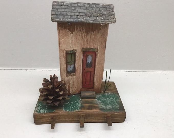 Wood House Set, DIY Houses, Craft Houses, Home Decor Houses, Wood ...