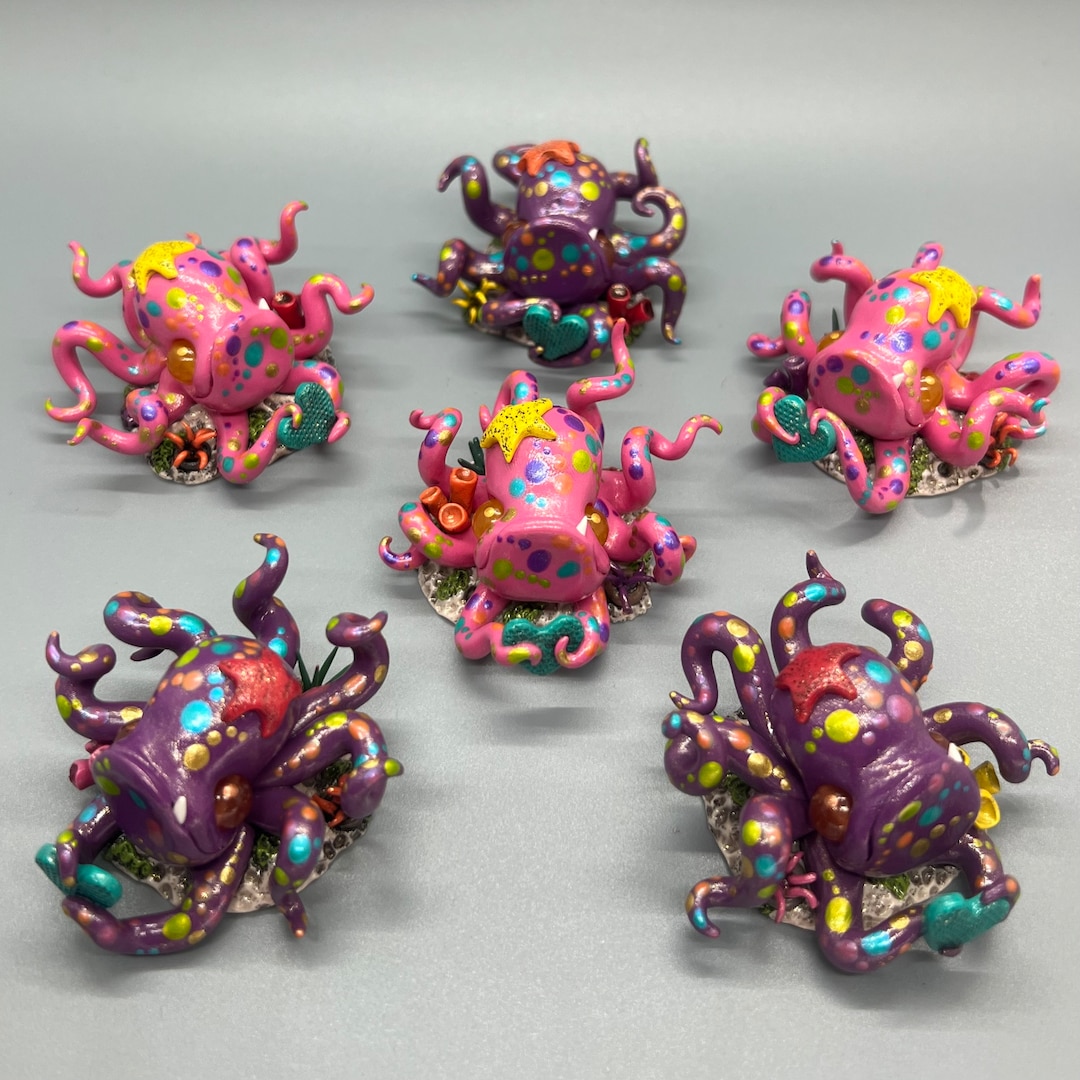 Extra You Rocktopus Miny Tonster See Creature Guardian Sculpture - Etsy