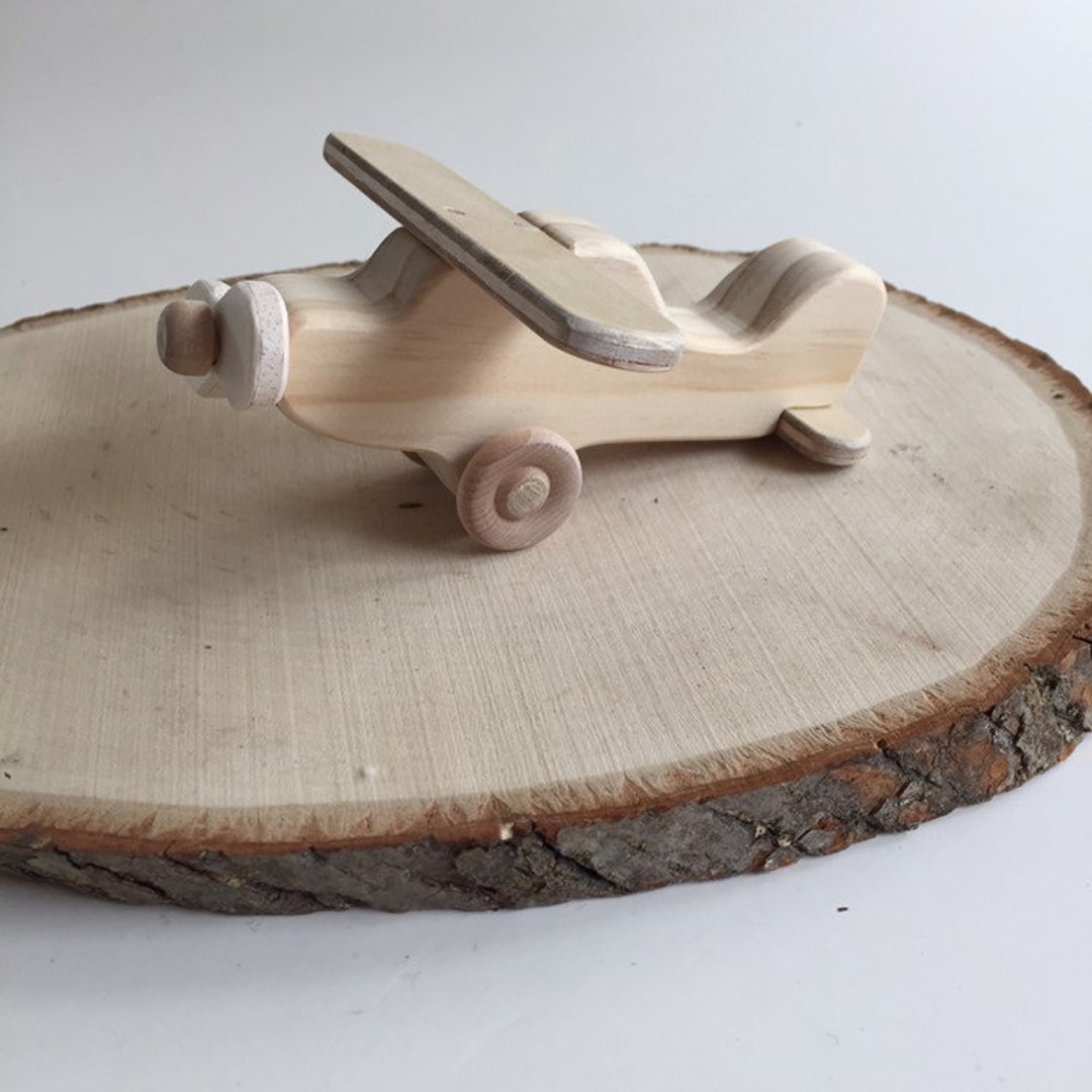 Small High Wing Wooden Airplane. One Hand Carry Flying. 4 1/2” Long ...