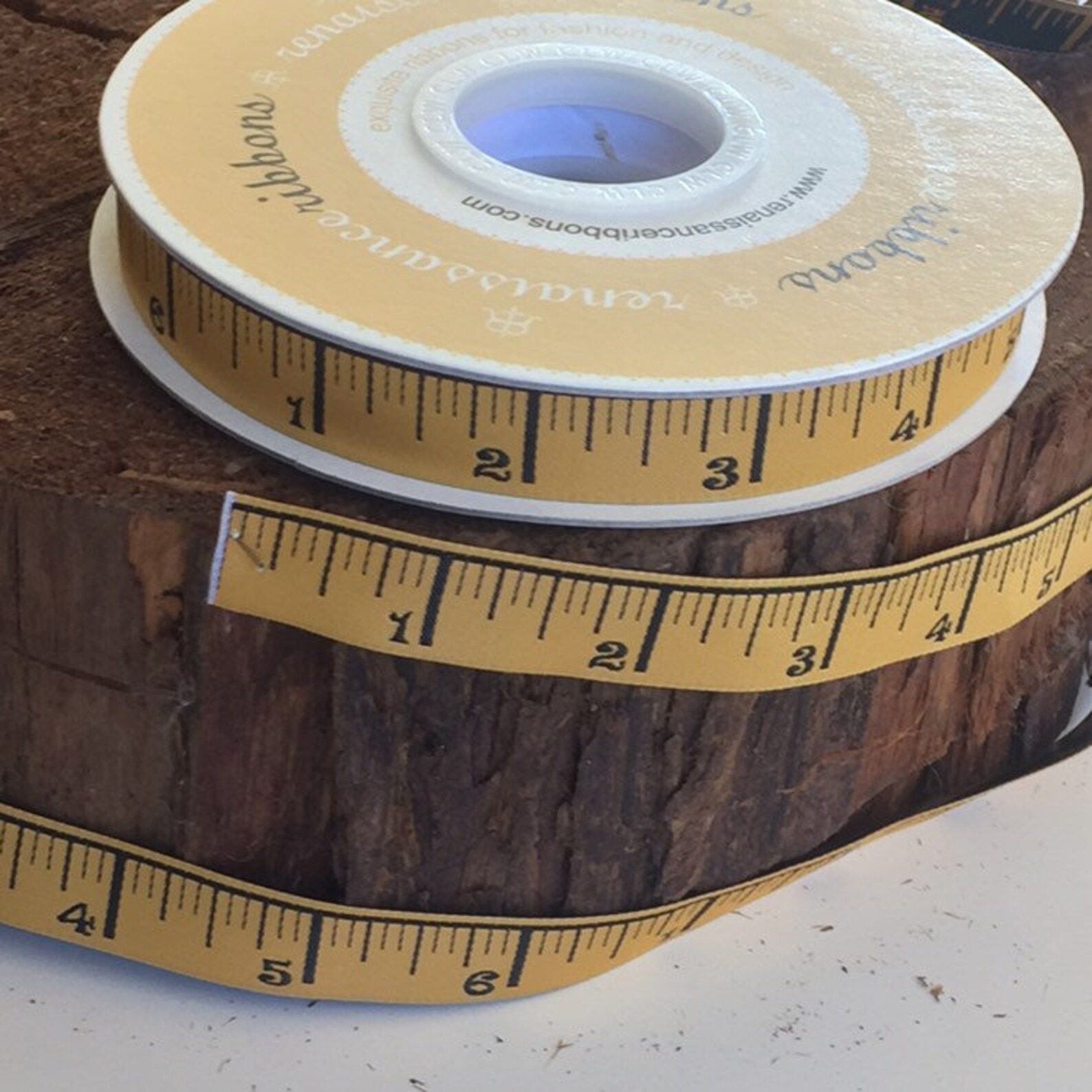 Sewing Measuring Tape Ribbon Yardage. Classic Yellow. New on - Etsy