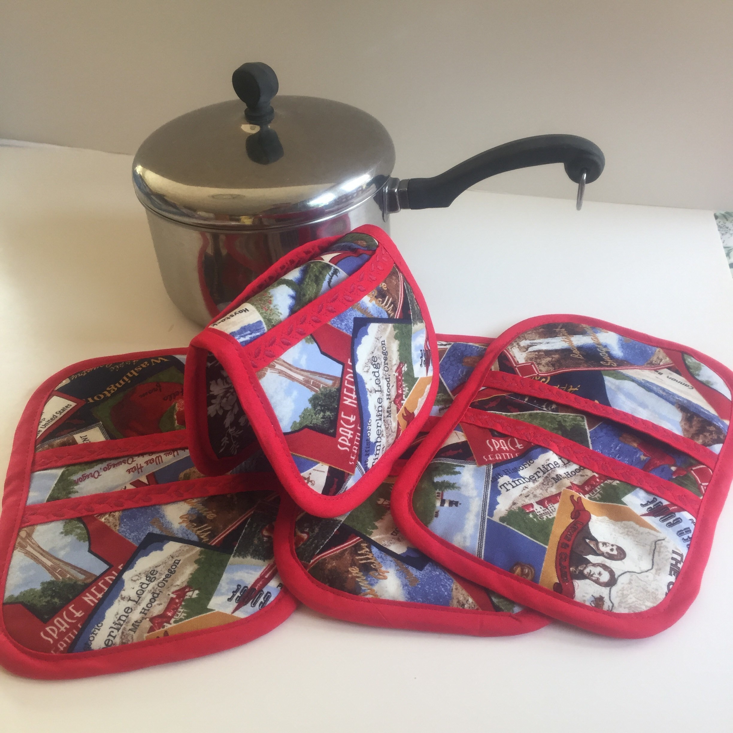 One Perfect Pot Pincher Hot Pad. Insulbrite and Batting Inside - Etsy