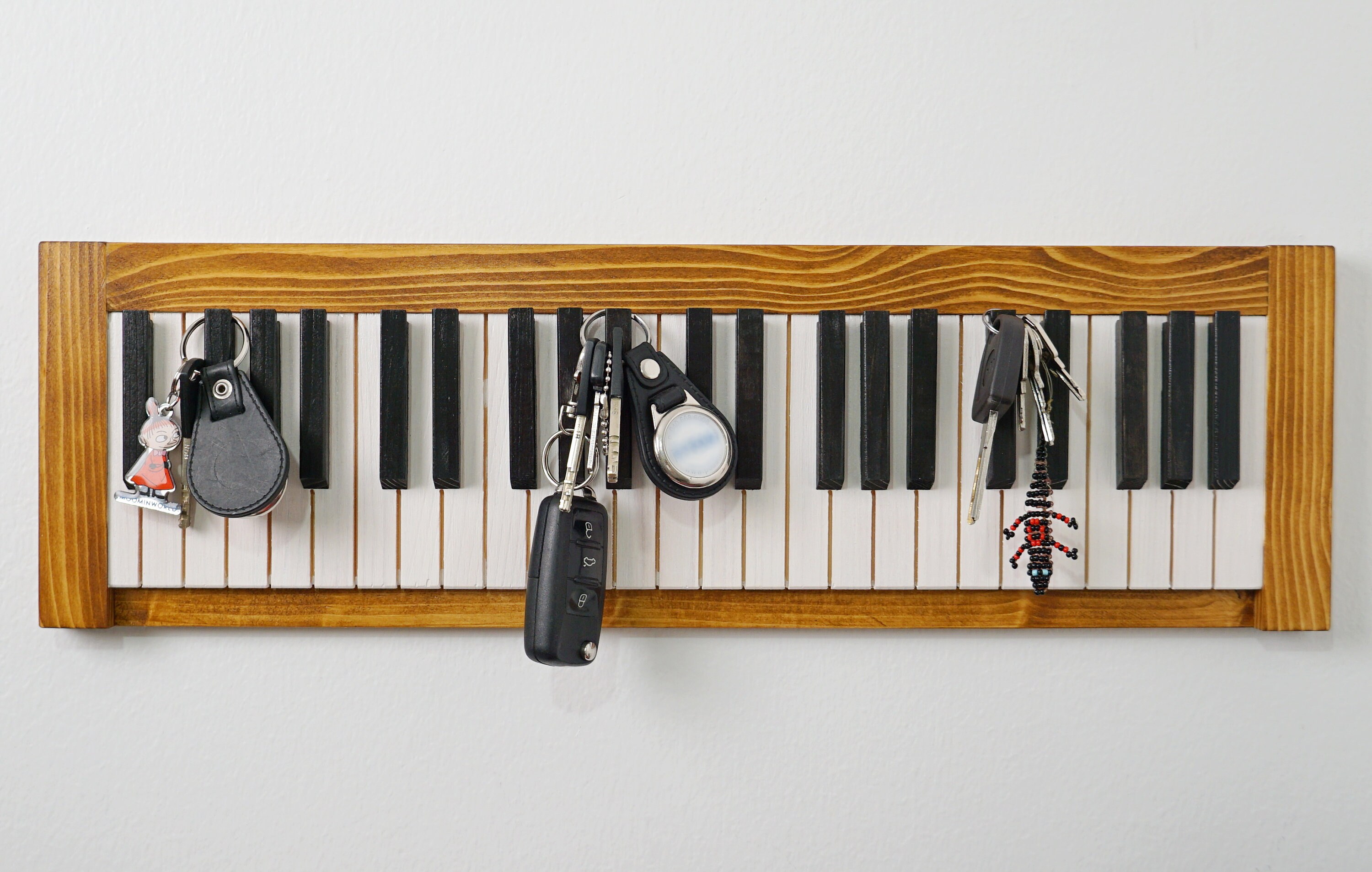 Piano Keys Piano Shaped Keyrack / Key Rack - Etsy