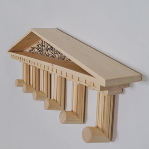 Greek Temple Wooden Coat Rack / Coatrack - Etsy