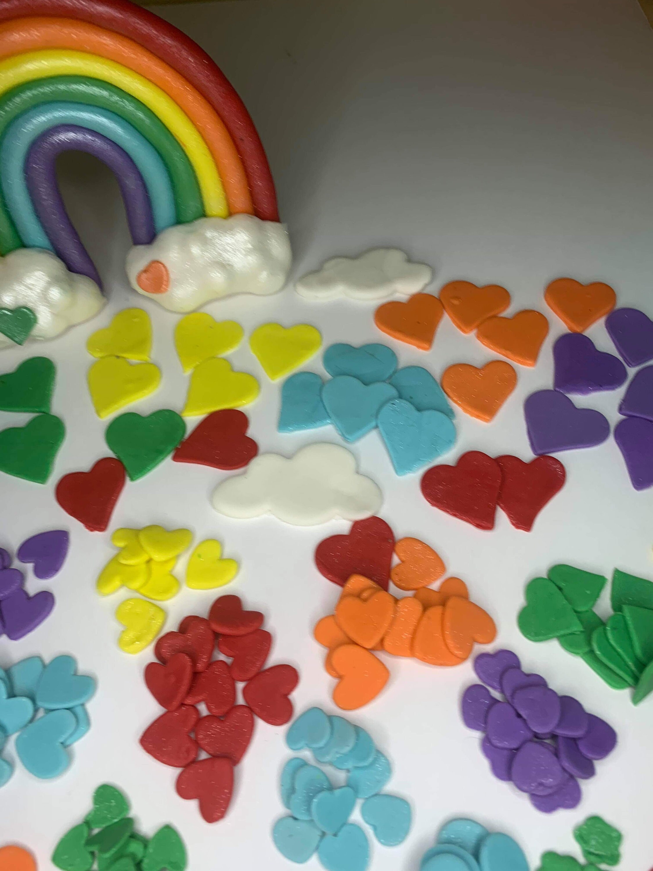 Complete Fondant Rainbow Cake Decorating Set - Etsy