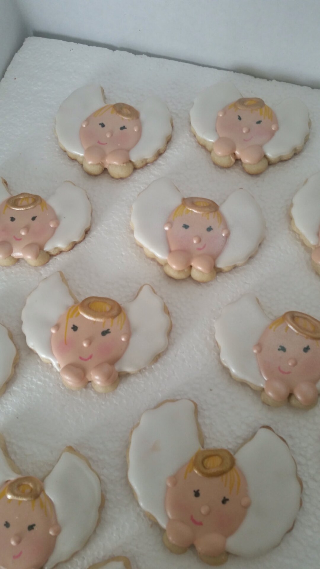12 Angel Sugar Cookies - Etsy