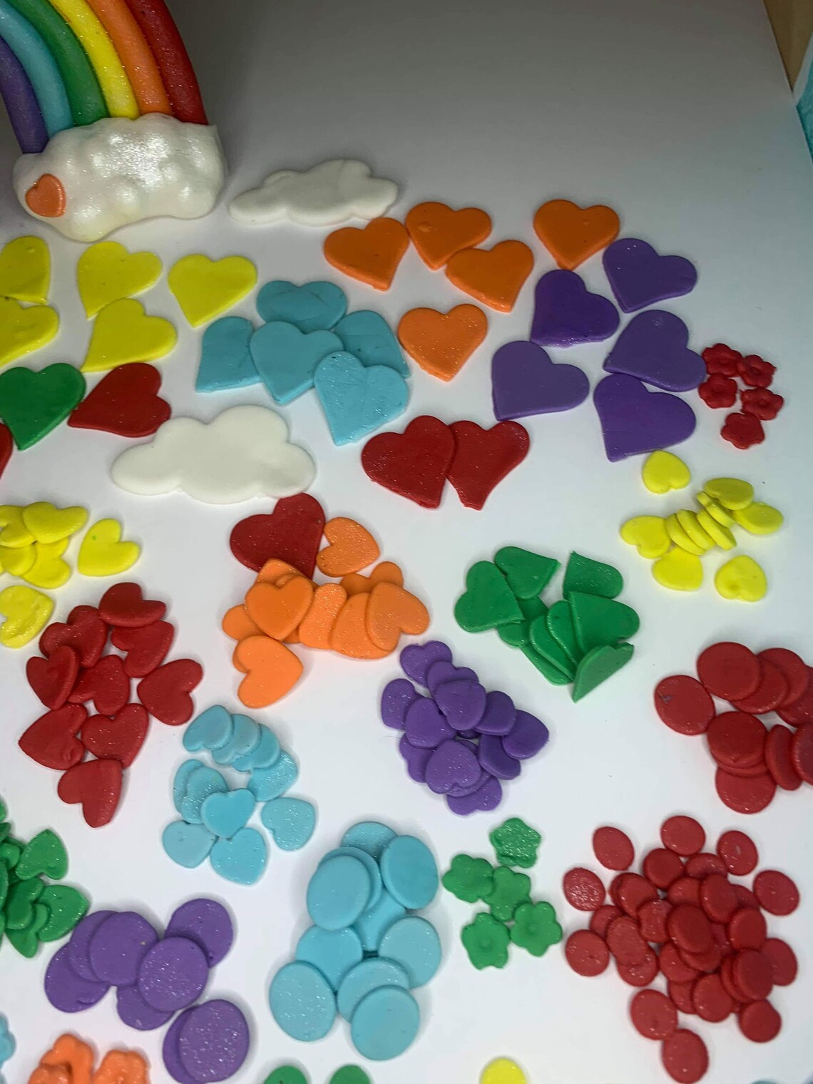 Complete Fondant Rainbow Cake Decorating Set - Etsy