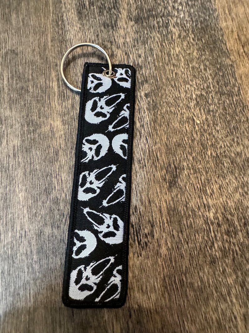 Ghost Face Key Chain - Etsy