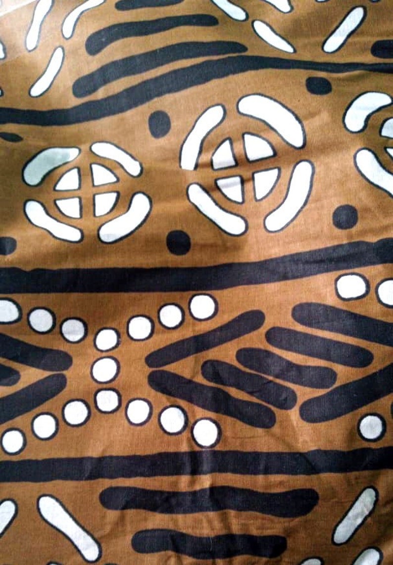 Mudcltoth Print Fabric Kuba Print Ankara Fabric African - Etsy