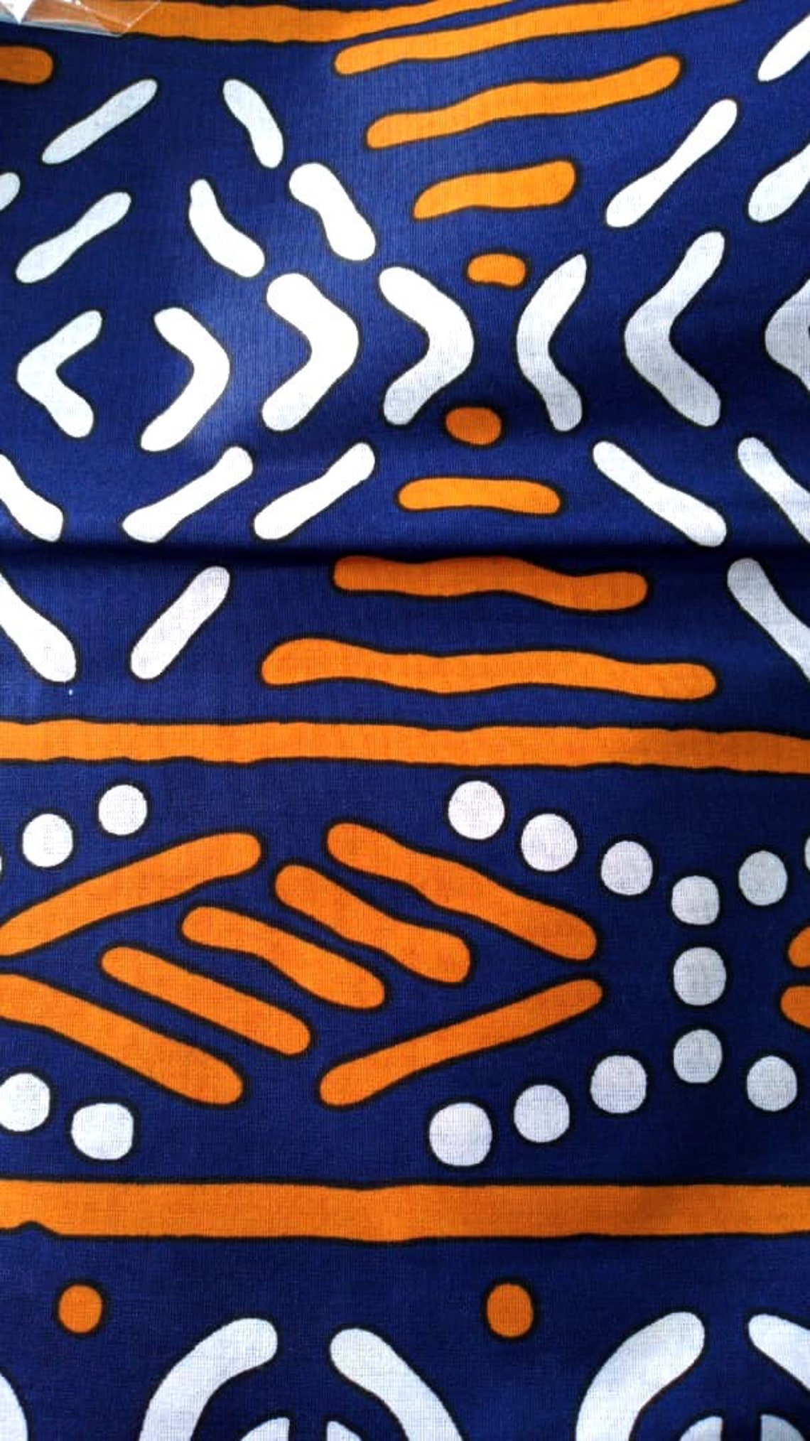 Kuba Print Fabric African Fabric Face Mask Mudcltoth Print - Etsy