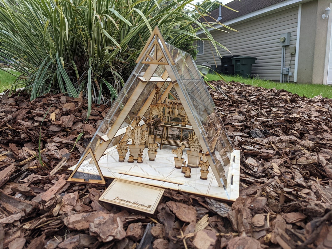 Miniature Greenhouse Model Kit - Etsy