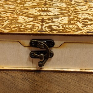 Wooden Book Style Stash Box - Etsy