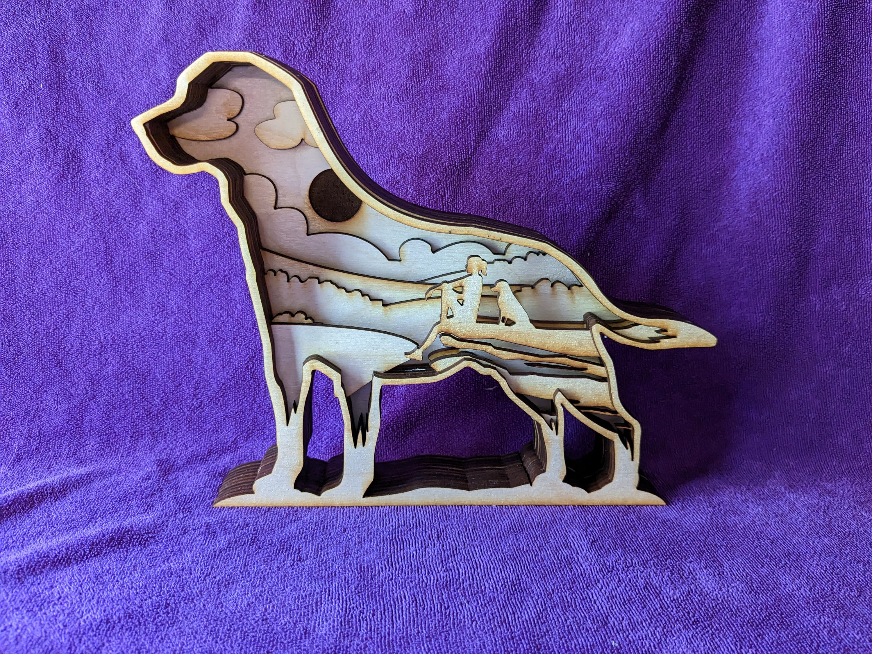 Dog Labrador Multi-layered Artwork - Etsy