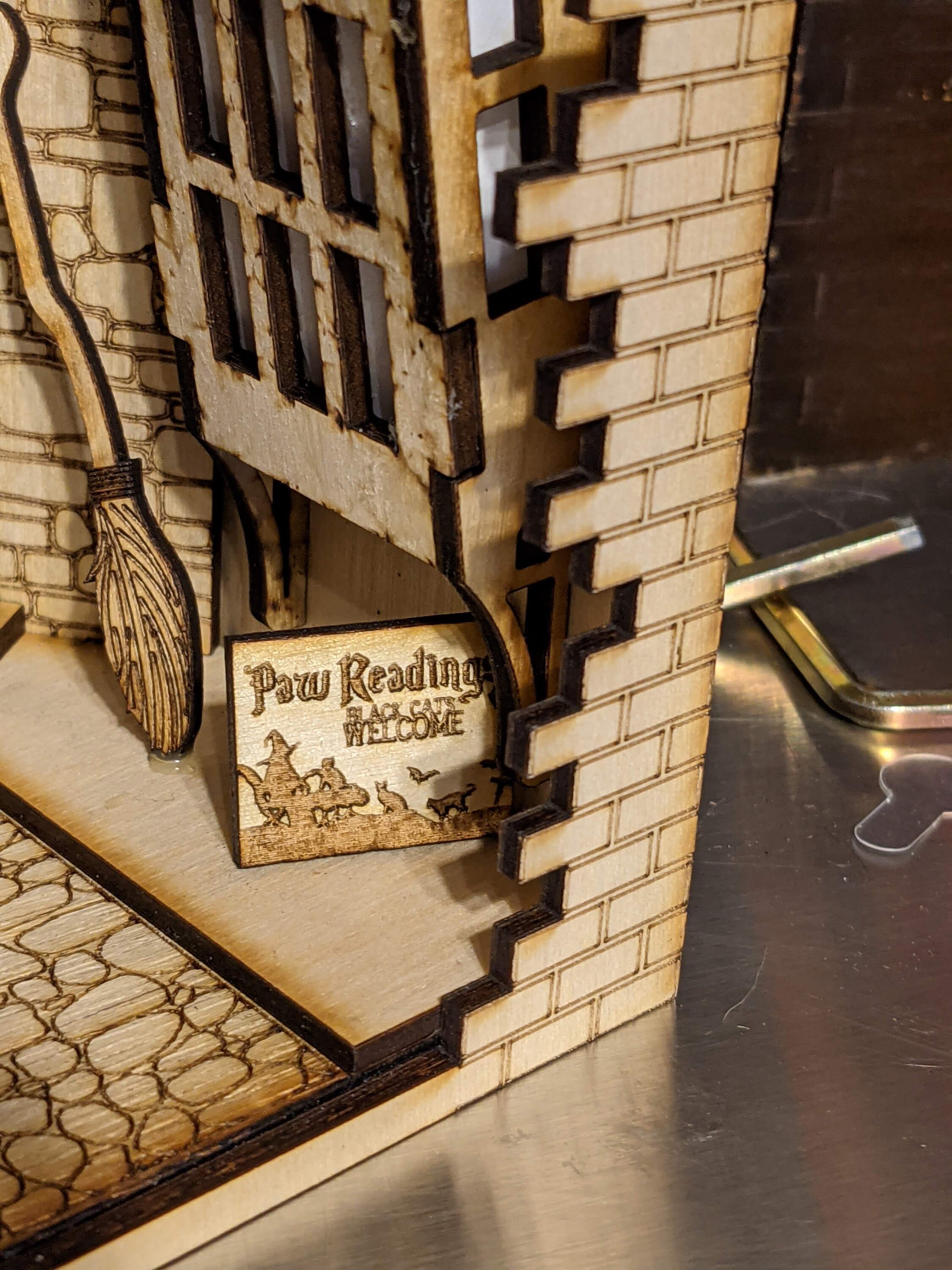 Wizard Alley Themed Book Nook | Etsy