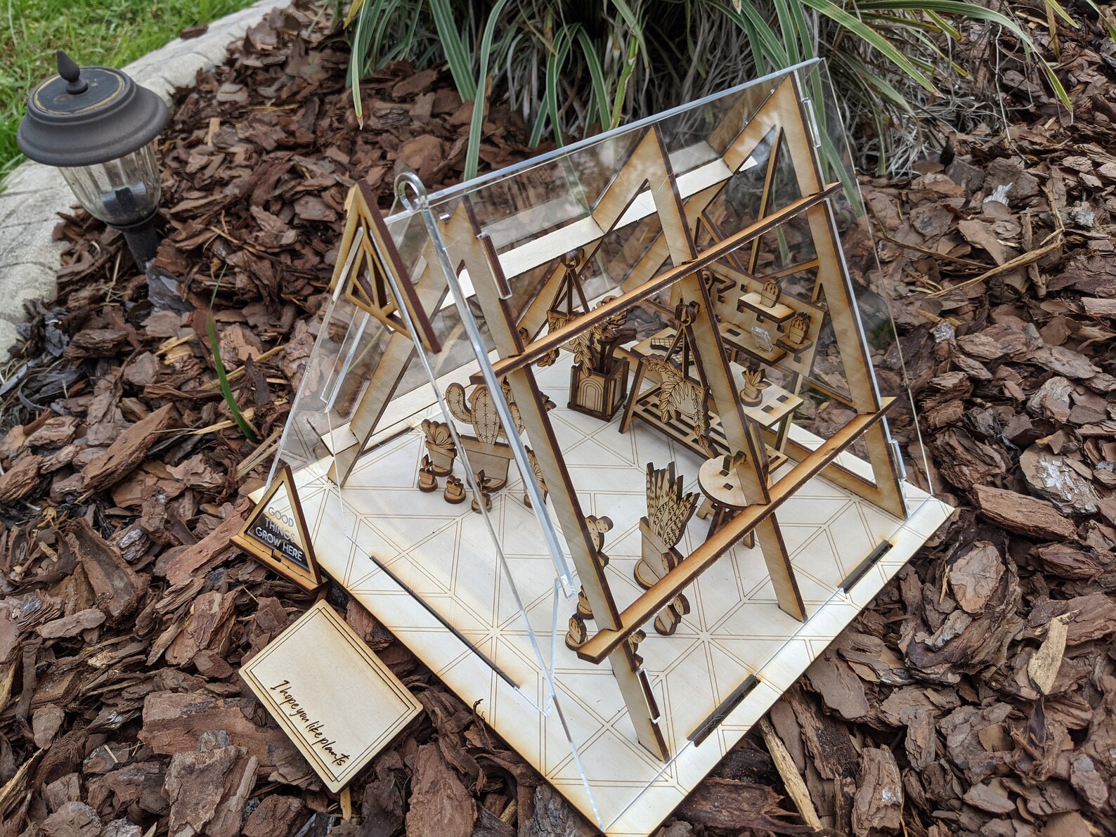 Miniature Greenhouse Model Kit - Etsy