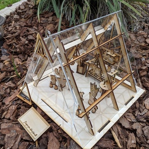 Miniature Greenhouse Model Kit - Etsy