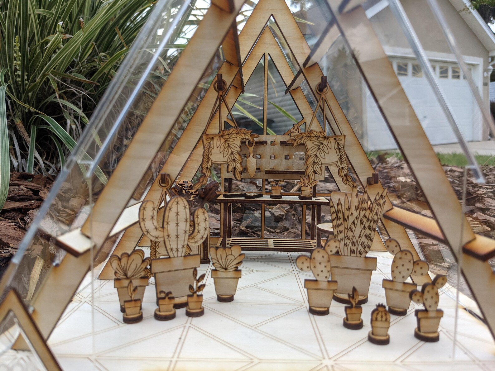 Miniature Greenhouse Model Kit - Etsy